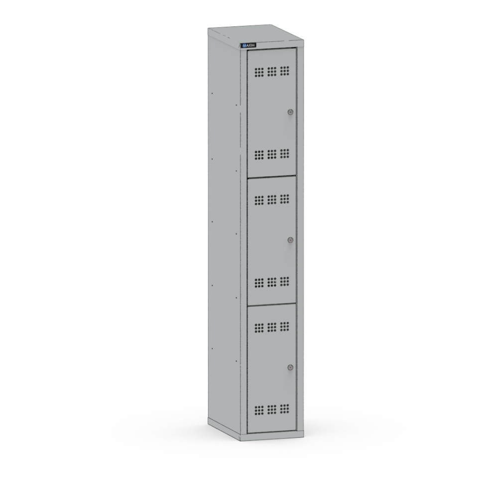 Lockers 300mm Wide Three Tier